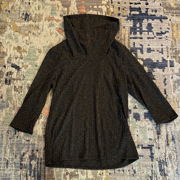 Bys design | Sweaters | Bydesign Metallic Shimmer Cowl Neck Xl | Poshmark